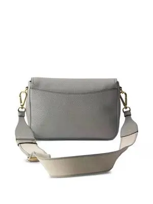 Prada Mini Leather Shoulder Bag - Grey