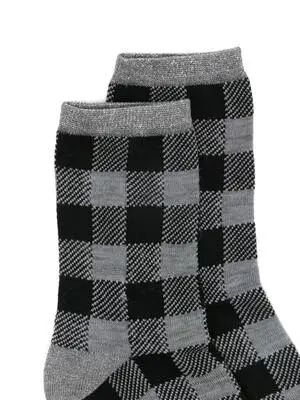 ALTO MILANO Checked Socks