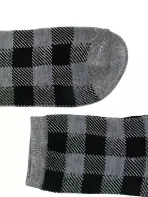 ALTO MILANO Checked Socks