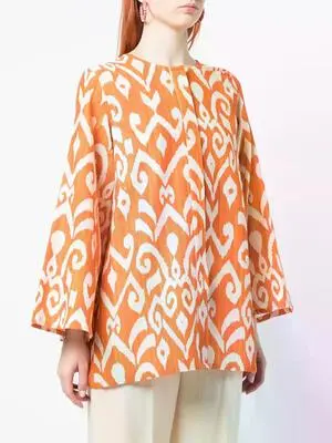 BAMBAH Linden Geometric-print Blouse