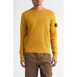 Stone Island Compass Logo Wool-blend Sweater