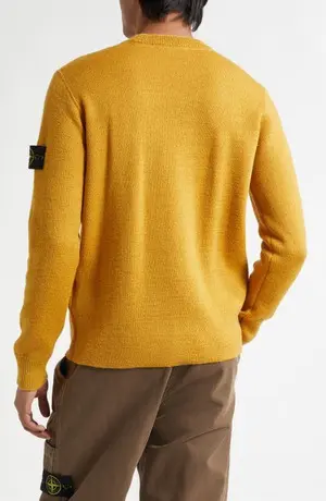 Stone Island Compass Logo Wool-blend Sweater