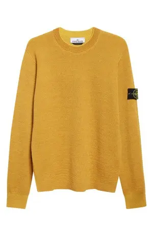 Stone Island Compass Logo Wool-blend Sweater