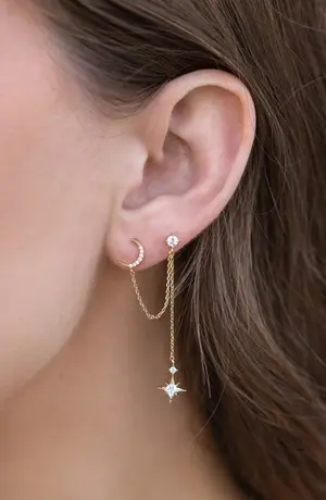 GIRLS CREW Stardust Double Drop Earring