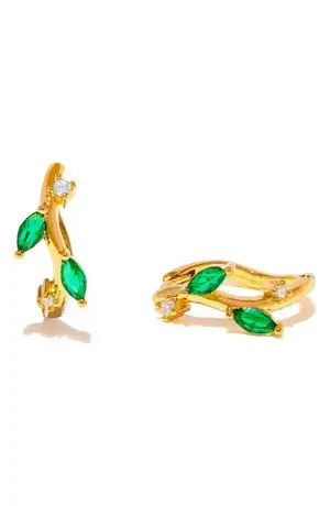 GIRLS CREW Morning Dew Huggie Hoop Earrings