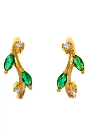 GIRLS CREW Morning Dew Huggie Hoop Earrings