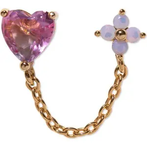 GIRLS CREW Love Blooms Single Earring - Gold