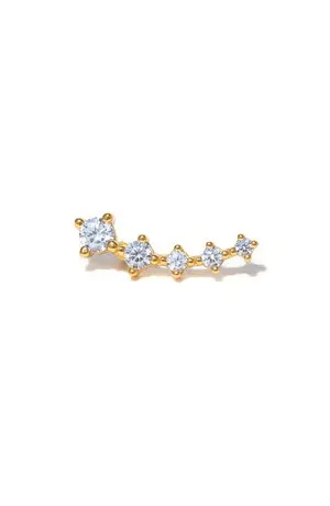 GIRLS CREW Estella Cubic Zirconia Ear Crawler - Gold