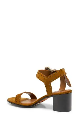 Free People Buckle Up Ankle Strap Sandal - Driftwood Tan Suede
