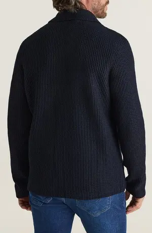 34 Heritage Birch Tailored Wool Blend Cardigan