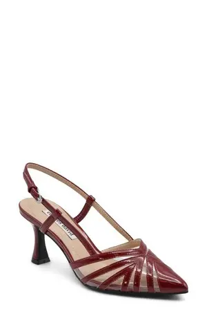 CHARLES DAVID Anaz Slingback Pointed Toe Pump