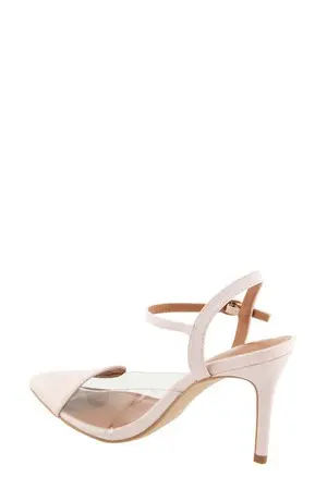 Christian Siriano Ankle Strap Pointed Toe Pumps