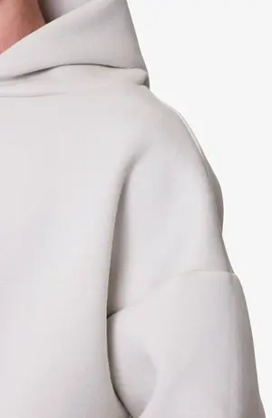 Mnml Stiff Scuba Knit Lounge Hoodie - Grey