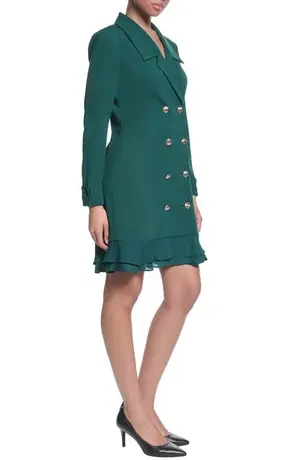 Karl Lagerfeld Double-breasted Blazer Dress - Malachite