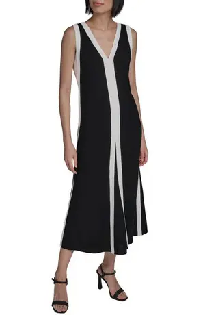 Karl Lagerfeld V Neck Dresses