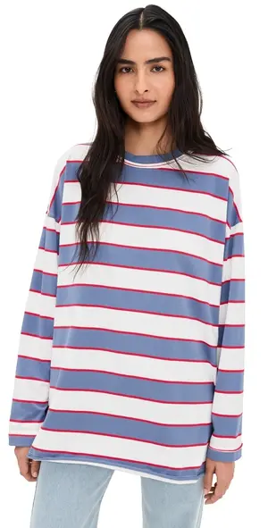 Women's Striped Long Sleeve T-Shirts