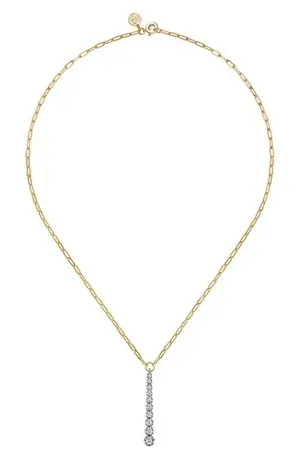 GABRIEL & CO. Diamond Pendant Necklace