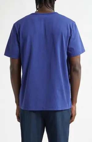 PALMES Public Chain Stitch Cotton T-shirt