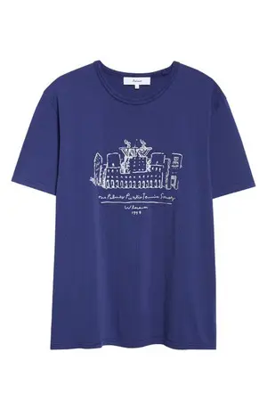 PALMES Public Chain Stitch Cotton T-shirt