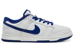 Nike Dunk Low Retro Sneakers - Summit White/deep Royal Blue