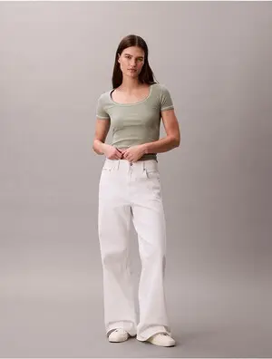 Calvin Klein Textured T-shirts For Women