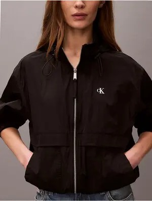 Calvin Klein Classic Windbreaker Jacket - Black