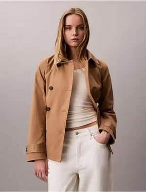 Calvin Klein Short Trench Coat
