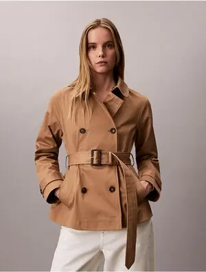 Calvin Klein Short Trench Coat