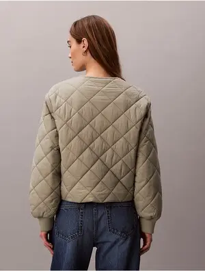 Calvin Klein Nylon Quilted Jacket - Shadow