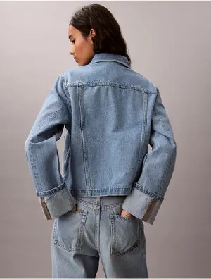 Calvin Klein Cuffed Denim Jacket