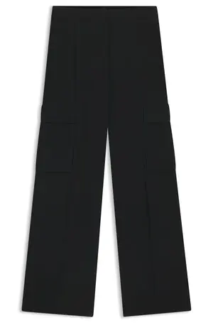 BOSS Straight Fit Trousers With Cargo Pockets