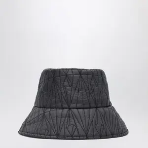 MONCLER + RICK OWENS Quilted Bucket Hat With Logo Patch