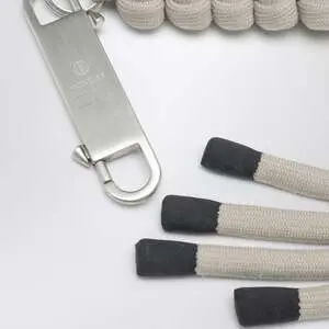 MONCLER + RICK OWENS Interwoven Key Holder - Beige