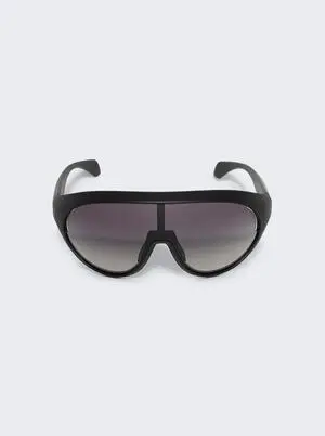 Rick Owens X Moncler Mask Sunglasses - Black