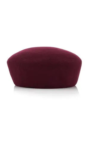 THE FRANKIE SHOP Noxley Pillbox Hat Red