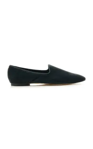 AeydĒ Vanna Velvet Loafers Grey
