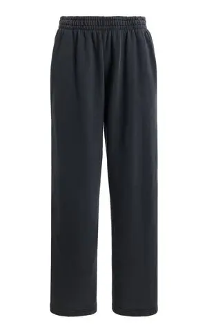 SLVRLAKE Washed-cotton Straight-leg Track Pants