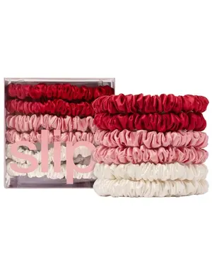 Slip 6-piece Pure Silk Skinny Scrunchies - No Color