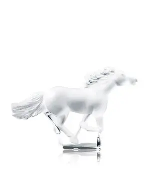 Lalique Crystal Kazak Horse Sculpture - Clear