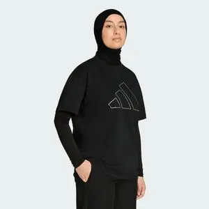 Adidas Power Essentials Workout Oversized Logo T-shirt