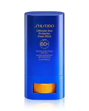 SHISEIDO Ultimate Sun Protector Clear Stick Spf 60+ Sunscreen 0.7 Oz - No Color