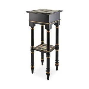 MACKENZIE-CHILDS Mad For Plaid Tiny Table