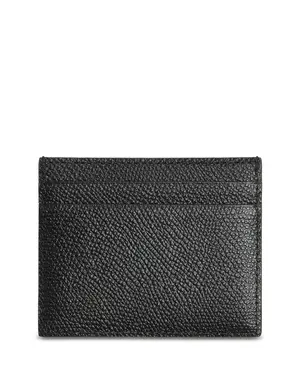 Valentino Garavani Leather Card Holder - Black