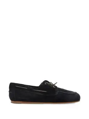 Dsquared2 Lace-up Suede Boat Shoes - Blue