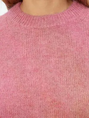 Michael Kors Ribbed Knit Top With Elastic Cuffs