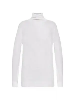 LISA YANG Wool Roll-neck Sweater - White