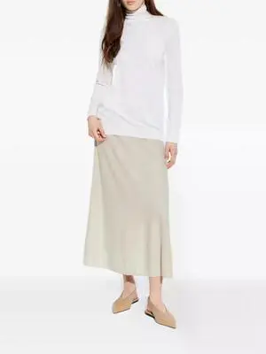 LISA YANG Wool Roll-neck Sweater - White