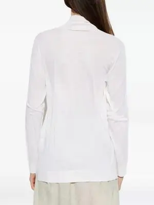 LISA YANG Wool Roll-neck Sweater - White