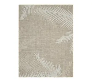 OX BAY TRADING CO. Ox Bay Fronds Tropical Polypropylene Outdoor Ar Ea Rug, 8'x10 - One-color