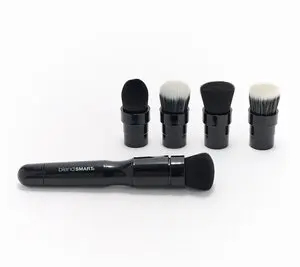BLENDSMART Electric Rotating Makeup Handle & Brush 5pc Set - One-color